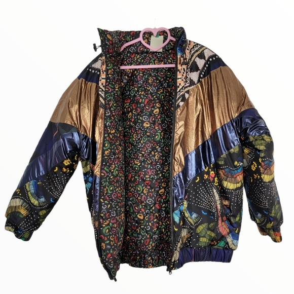 FARM Rio | Jackets & Coats | Farm Rio Tropical Borogodo Metallic ...